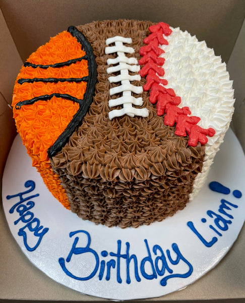 Multi Sports Cake – TIFFY'S DESSERTS / BUBBY'S BON BONS