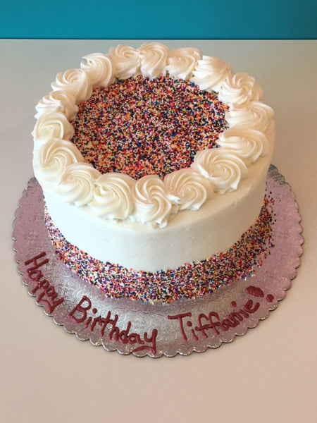 Vanilla Birthday Sprinkle Dessert Cake – TIFFY'S DESSERTS / BUBBY'S BON ...