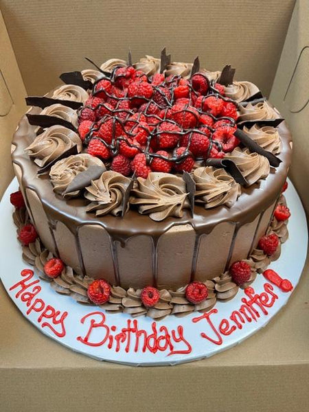 Chocolate Lover's Cake with Raspberries – TIFFY'S DESSERTS / BUBBY'S ...